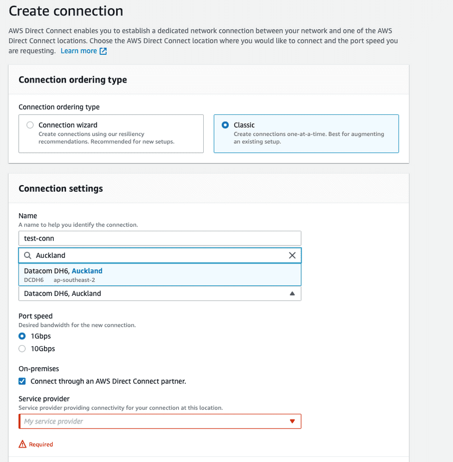 Using the New AWS Auckland Location in AWS Direct Connect | Hitarth Asrani